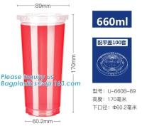 China disposable printed ice cream plastic cup/cold drink cup,White/Black CPLA Biodegradable Cup Lid,100% Biodegradable Pla Co for sale