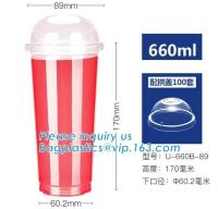 China 280ml High Heat Resistance plastic bottle white drinking Cup,100% Eco-friendly Compostable CPLA Lid/Cover/Cap bagease pa for sale