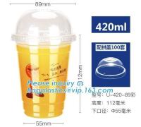 China 280ml High Heat Resistance plastic bottle white drinking Cup,100% Eco-friendly Compostable CPLA Lid/Cover/Cap bagease pa for sale