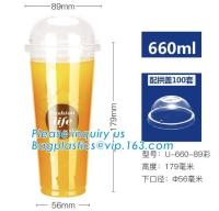 China 280ml High Heat Resistance plastic bottle white drinking Cup,100% Eco-friendly Compostable CPLA Lid/Cover/Cap bagease pa for sale
