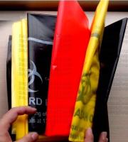 China Biohazard Bin Liners, Biohazard Waste Bags, Biohazard Garbage, Waste Disposal Bag for sale