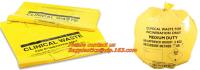 China Medical Biohazard Waste Garbage Bag, biohazard drawtape trash bag, hospital garbage bag, biohazardous refuse bag, bageas for sale