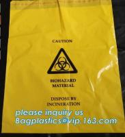 China Customized Biohazard Waste Bag, autoclavable ldpe medical biohazard waste plastic bags, Biohazard Waste Disposal Bags, H for sale