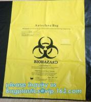 China Safty biohazard bag for medical waste, biohazard specimen transport reclosable, Infectious Waste, bagplastics, bagease for sale