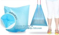 China Disposable biohazard infectious plastic drawstring medical waste bag, Promotional mini biohazard drawstring packaging ba for sale