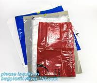 China Customized plastic biohazard medical waste drawstring bag, Drawstring Biohazard Bags,Durable Autoclave Medical Packaging for sale