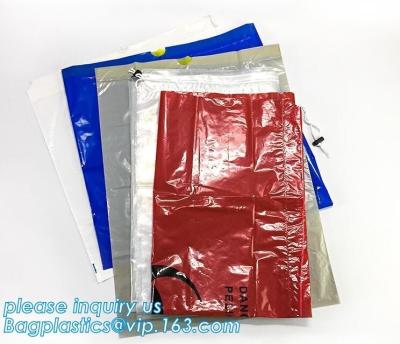 China Customized plastic biohazard medical waste drawstring bag, Drawstring Biohazard Bags,Durable Autoclave Medical Packaging for sale