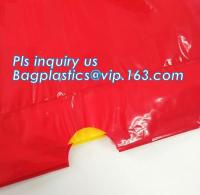 China medical waste disposal plastic bag Biohazard garbage bags, Colored medical Infectious waste bags, biohazard garbage bags for sale