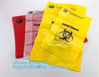 China Colored Biodegradable Clinical Waste Bags Medical Biohazard Waste Bag, Customized A3 Medical Biohazard Autoclave Bags for sale
