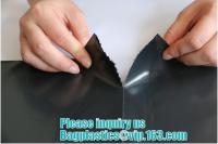 China high quality asbestos waste plastic uv black bag from china, heavy duty LDPE yellow asbestos bags, PE asbestos yard wast for sale