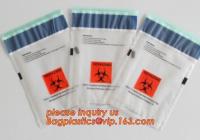 China Ecofriendly Lab Use Plastic 3 Walls Biohazard Pathology Specimen Bag, Plastic Printed LDPE biohazard clear specimen bag for sale