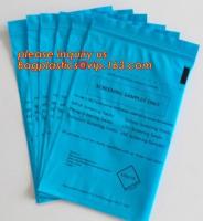 China environmental intaglio printed packaging plastic bag , Clear LDPE Medical Specimen plastic bags, Zip-lock Bag Medical Sp for sale
