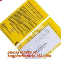 China blood bag, blood grip bags. zipper pouch for medical specimen/ Pathological specimen packaging bag, medial blood carrier for sale