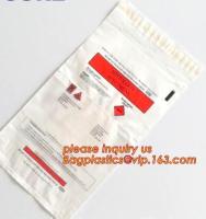 China wholesale custom printed ldpe Zip lockk kangaroo pouch plastic zipper bag zip lock biohazard specimen bags with pocket for sale