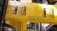 China Hazardous Waste Yellow Plastic Bag Asbestos Garbage Bag,large size thicker LDPE asbestos remove bags,asbestos garbage ba for sale