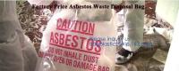 China Hazardous Waste Yellow Plastic Bag Asbestos Garbage Bag,large size thicker LDPE asbestos remove bags,asbestos garbage ba for sale