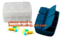 China Premium 31 compartments plastic keyboard pill box for a month, Round Shape Pill box cheap candy color pill storage box w for sale