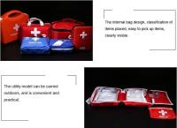 China Waterproof first aid pouch mini portable first aid kit first aid bag, All purpose earthquake disaster survival backpack for sale