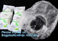 China Eco bio plastic Microfiber Double Layers Elastic Reusable Bathing Cap waterproof Shower Cap,Disposable Shower Cap bageas for sale