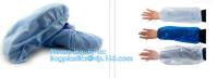 China sleeve covers of non-woven,cpe and PE,sizes are customized,transparent Waterproof PE sleeve cover,Surgical PE Oversleeve for sale