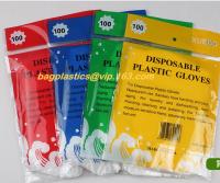 China biodegradable compostable Disposable gardening pe glove heat resistant food grade gloves,PE or poly gloves with embossed for sale