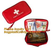 China emergency Medical Bag first aid pack mini,Family pack PE first aid adhesive bandage PE wound plaster waterproof PE band for sale