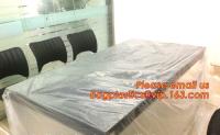 China plastic disposable cover sheet to protect the furniture, Plastic protective drop cloth/ dust sheet/cover film for sale