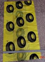China Heavy duty wheel bag masker tire storage bag, Disposable PE plastic tyre bag on roll, Tire storage bag disposable tyre c for sale
