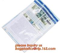 China Nice Printed Custom Design Strong Tamper Proof Plastic Airport Bank Money Courier Security Bag, Biodegradable Tamper Evi for sale