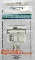 China Biodegradable Tamper Evident Proof bag Self Seal Airport Bank Security Plastic Money Bag, Biodegradable Tamper Proof Cus for sale
