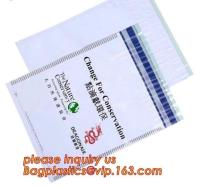 China Tamper Evident Security Bank Deposit Bag tamper proof security bag, Self-adhesive poly bank locking security bags, bagpl for sale