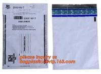 China Tamper Evident Security Bank Deposit Bag tamper proof security bag, Self-adhesive poly bank locking security bags, bagpl for sale