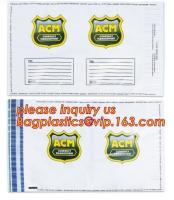 China Bank Tamper Evident Security Bag/Secure Courier Bag Wholesaler/Clear Plastic Security Bags, Bank Cash Bag Polyester Bags for sale