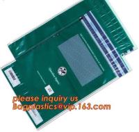 China Bank Money Coin Pe Plastic Reusable Secure Seal Deposit Tamper Proof Evident Bag Manufacturer, money locking security ba for sale