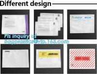 China Document enclosed packing list envelope, mini a4 metallic bubble mailer wrap packing list envelope, Sealable Packing Lis for sale