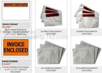 China Document enclosed packing list envelope, mini a4 metallic bubble mailer wrap packing list envelope, Sealable Packing Lis for sale