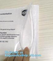 China Self-Seal Security Document Packing List, UPS TNT express invoice packing list envelope, enclosed envelope/ waybill bag for sale