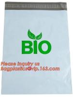 China Corn starch Plastic delivery envelopes compostable biodegradable mailing courier bags,2.4Mil heavy duty biodegradable an for sale