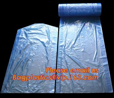 China wholesale laundry garment bag on roll clear ldpe with printing, Plastic garment bags on roll for sale