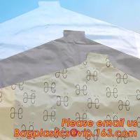 China BIODEGRADABLE printed Laundry dry cleaning garment bag on roll,laundry suit garment packaging dry cleaning cover plastic for sale