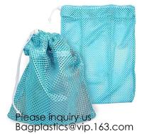 China Lingerie Mesh Bags OEM Mesh Laundry Bags,Large Capacity Mesh Drawstring Laundry Bag Washable Reusable Cloth Bag Promotio for sale