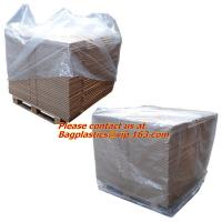 China Plastic Material and PE Plastic Type reusable pallet cover, opaque plastic pallet cover, LDPE Bin lliners Gaylord Liners for sale