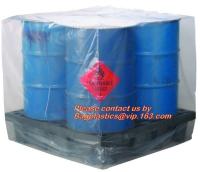 China Plastic Material and PE Plastic Type reusable pallet cover, opaque plastic pallet cover, LDPE Bin lliners Gaylord Liners for sale