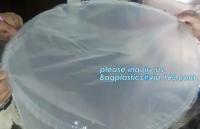China bottom unloading PE liner bag, round bottom bucket liner, plastic pail liner, circle round bottom liner for liquid and p for sale