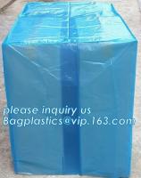 China LDPE 100mic clear plastic anti aging UV resistant dust proof waterproof reusable pallet cover, Dust proof Waterproof Pla for sale