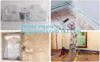 China Airport Truck Goods Waterproof Film Pallet Covering Film PE Sheet Dust-Proof Film Film House Decoration for sale