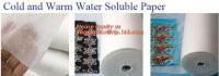 China Cold and warm water soluble paper & film,hot melt film,hot melt adhensive film,PVA water transfer printing film / Cold w for sale