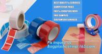 China Factory OEM Half transfer Total Transfer and Non-transfer OPEN VOID anti-sheft security tape adhesive security tape for sale