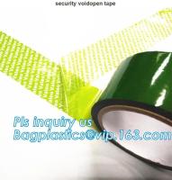 China Supply tamper proof plastic open void tape for seal courier bag envelopes with CE&ISO Air Mouse TV Box PCs OS bagplastic for sale