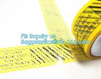 China Waterproof Anti-Theft Security Void Tamper Evident Box Seal Adhesive Tape,Tamper Evident Adhesive Void Security Tape for sale